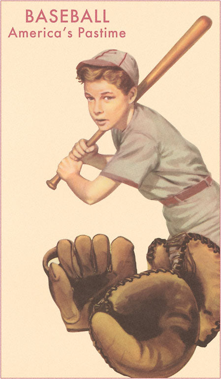 Baseball, America's Pastime Vintage Image, Baseball AS-91 – Found Image ...