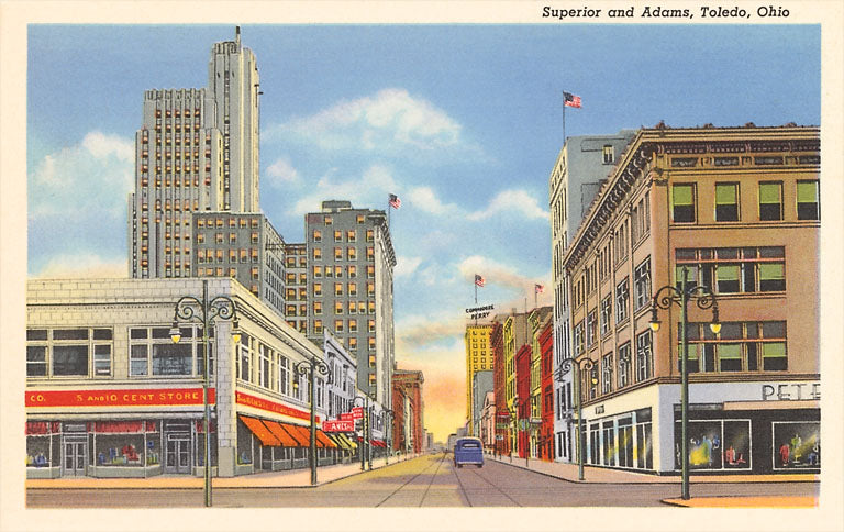 Vintage Photos Of Downtown Toledo Ohio Historic Architecture Gives The